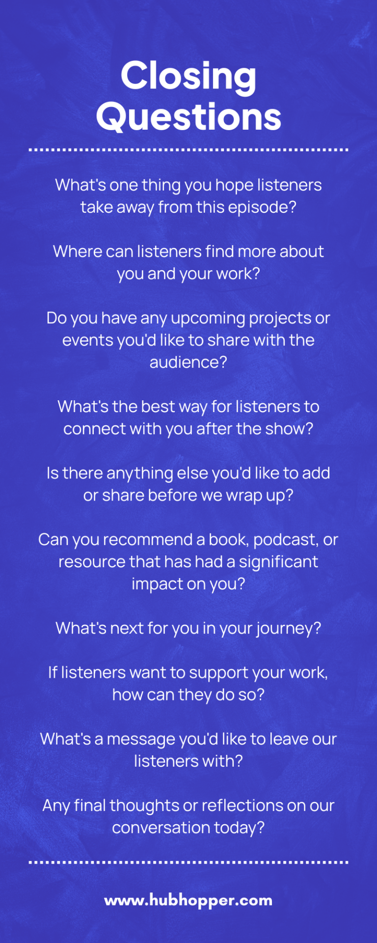 150 Unique Podcast Questions to Ask your Guests in 2025 - Hubhopper Blogs
