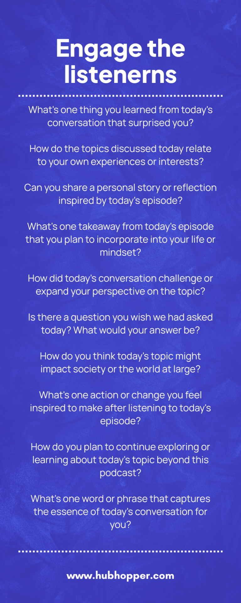 150 Unique Podcast Questions to Ask your Guests in 2025 - Hubhopper Blogs